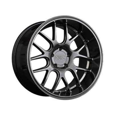 1 X XXR 530D 19X10.5 5-4.5 73.1 Hub +20 Offset Chromium Black Wheel Rim ...