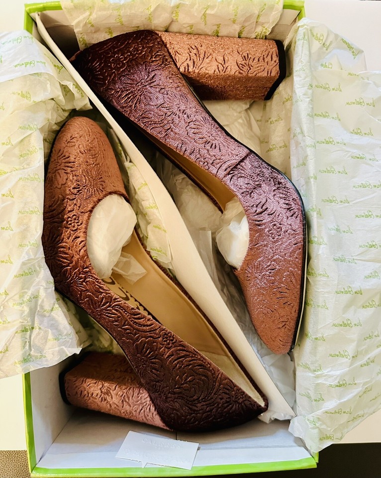 SAM EDELMAN Stillson Blush Pink Suede Block Heel Pumps 8M, Preowned | eBay