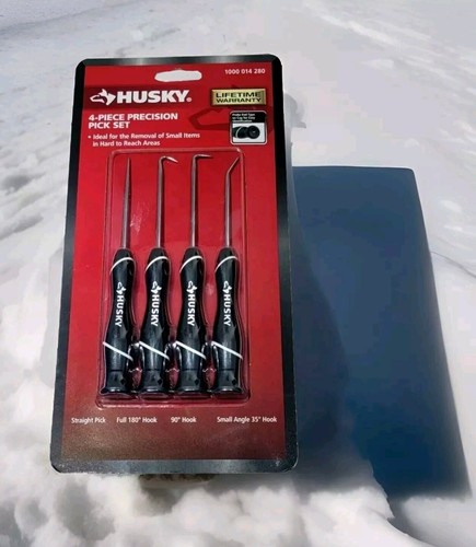 Precision Hook And Pick Tool Set (4-piece) | Husky Probe Small Angle ...
