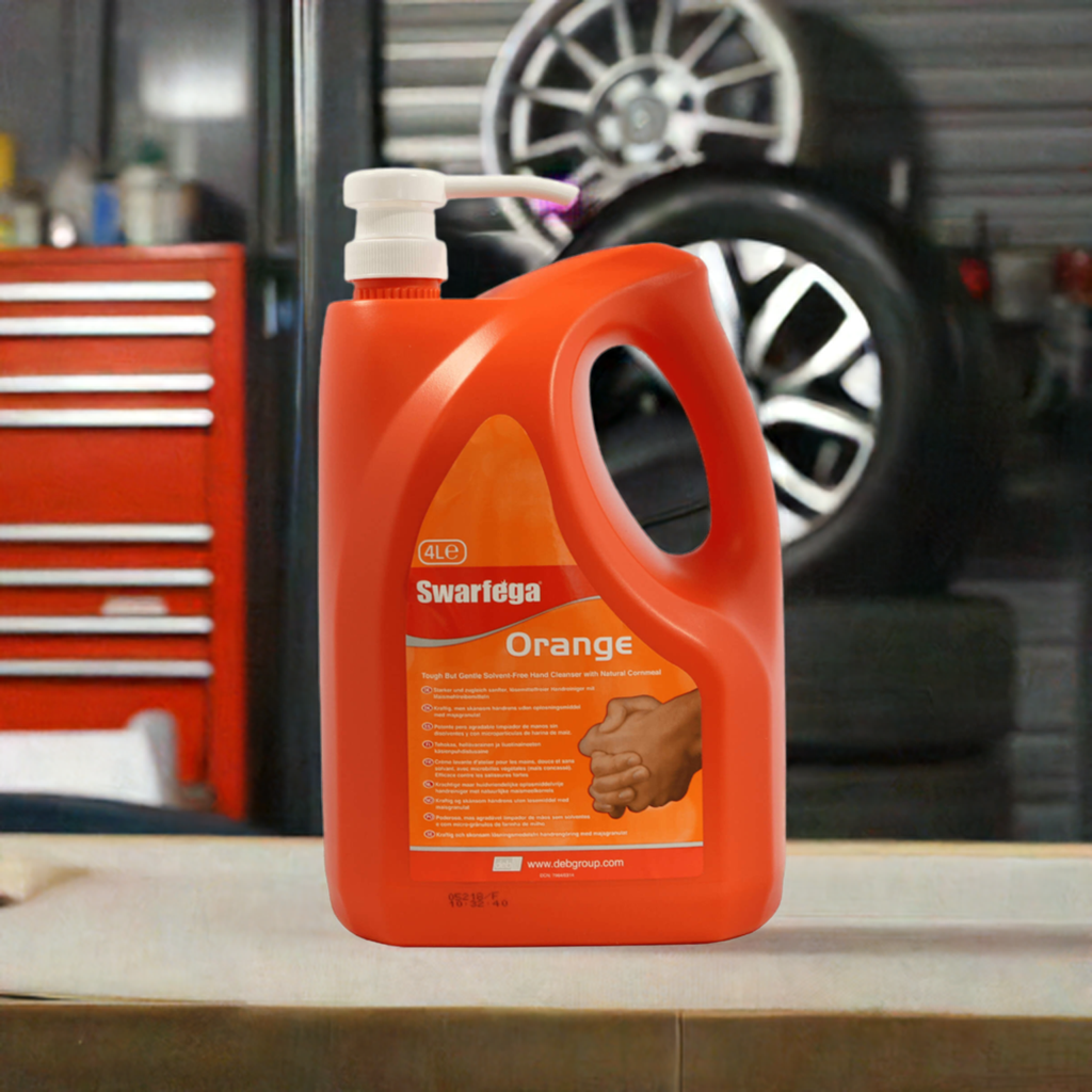 Deb Swarfega Orange SOR4LMP Heavy Duty Hand Cleaner 4 x 4L Pump Top ...