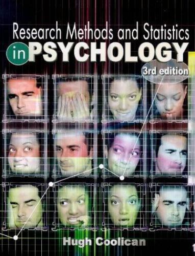 Research Methods and Statistics in Psychology by Hugh Coolican (2002 ...