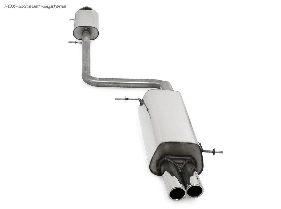 Inox Sportauspuffanlage Ford Fiesta MK7 JA8 Inclus Sport Jusqu'À 08/09 ...