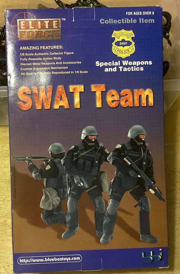 BBI Elite Force Cleveland Police SWAT Team Barret 1/6th action figure ...