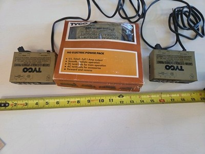 Lot Of 3 HO Electric Train Power Packs. 2 Tyco And 1 AHM Thunderline ...