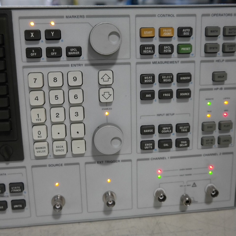 HP 3562A Dynamic Signal Analyzer 64uHz-100kHz For Parts Blank Display ...