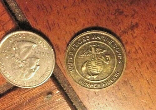 Vintage USMC United States Marine Corps Semper Fidelis Coin | eBay