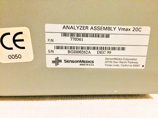SensorMedics Analyser Assy Vmax 20C (41162) | eBay