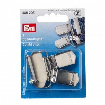 Prym 25mm Metal Combi Brace Clips Silver - per pack of 2 | eBay UK