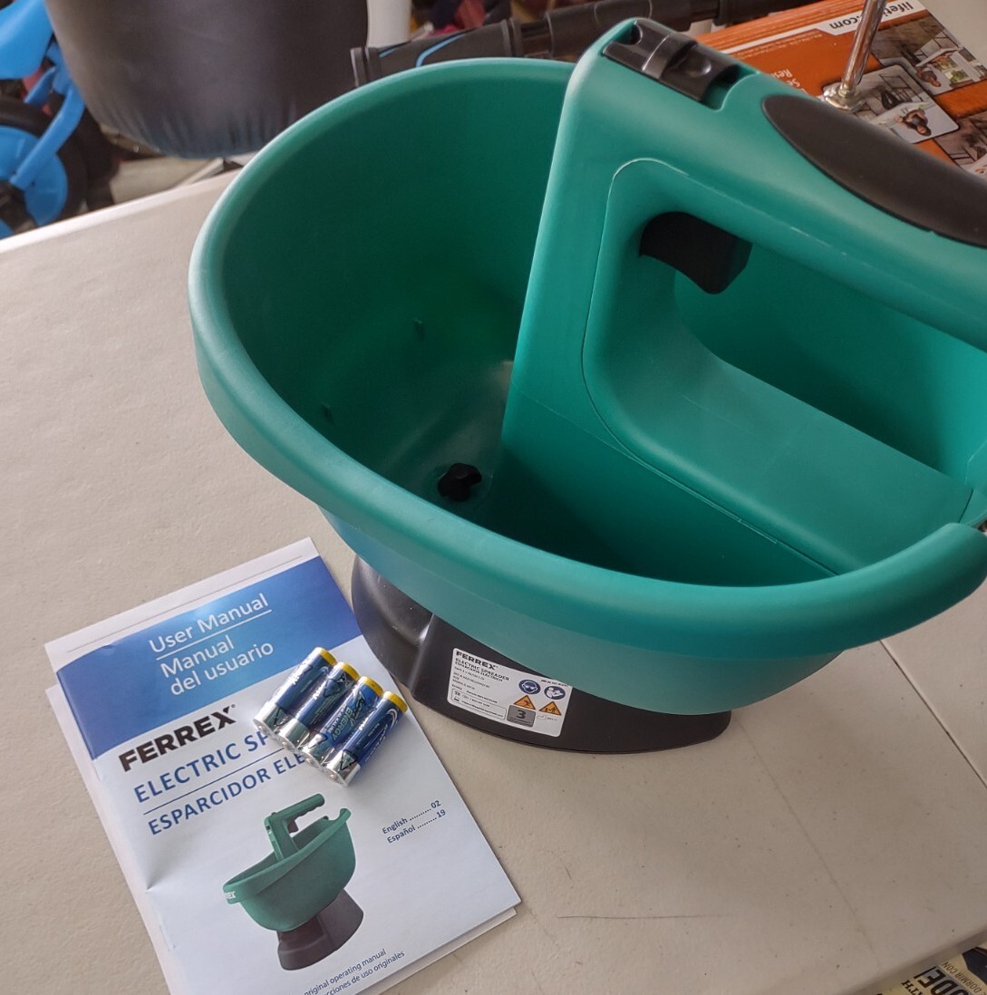 Buy Ferrex 3L Handheld Electric Seeder Fertilizer Weeder Seed Spreader ...