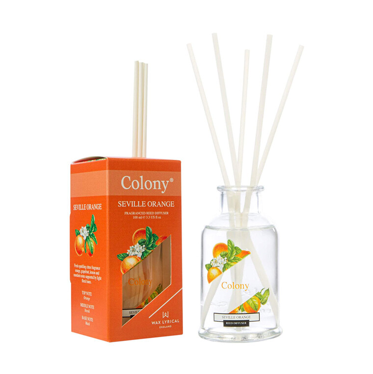 Wax Lyrical Colony SEVILLE ORANGE Reed Diffuser Refill 100 OR 200ml ...