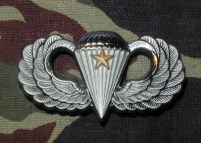 Rare J Balme Hallmarked Airborne Basic Parachutist Combat Jump Star ...