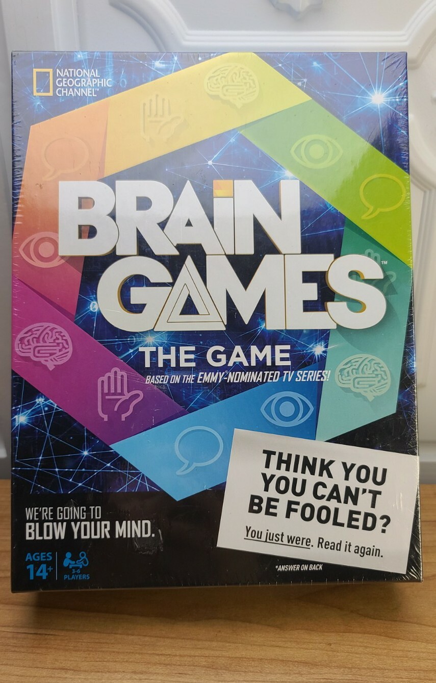 National Geographic Brain Games The Game W/ 192 Challenge Cards Ages 14 ...