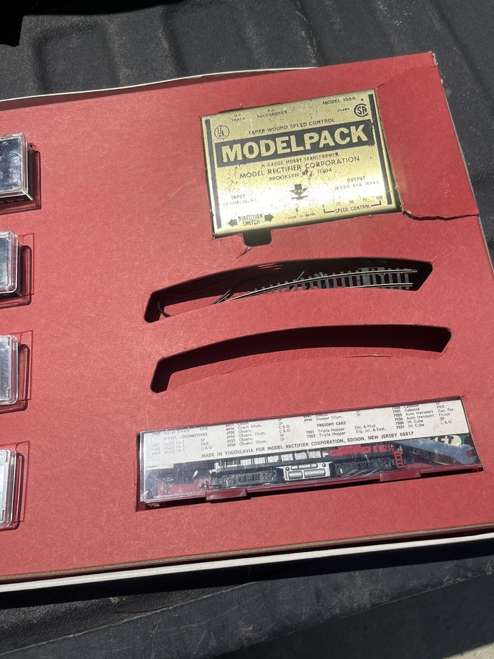 MRC Railine 'N' Gauge Train Set MODEL RECTIFIER CORP | eBay