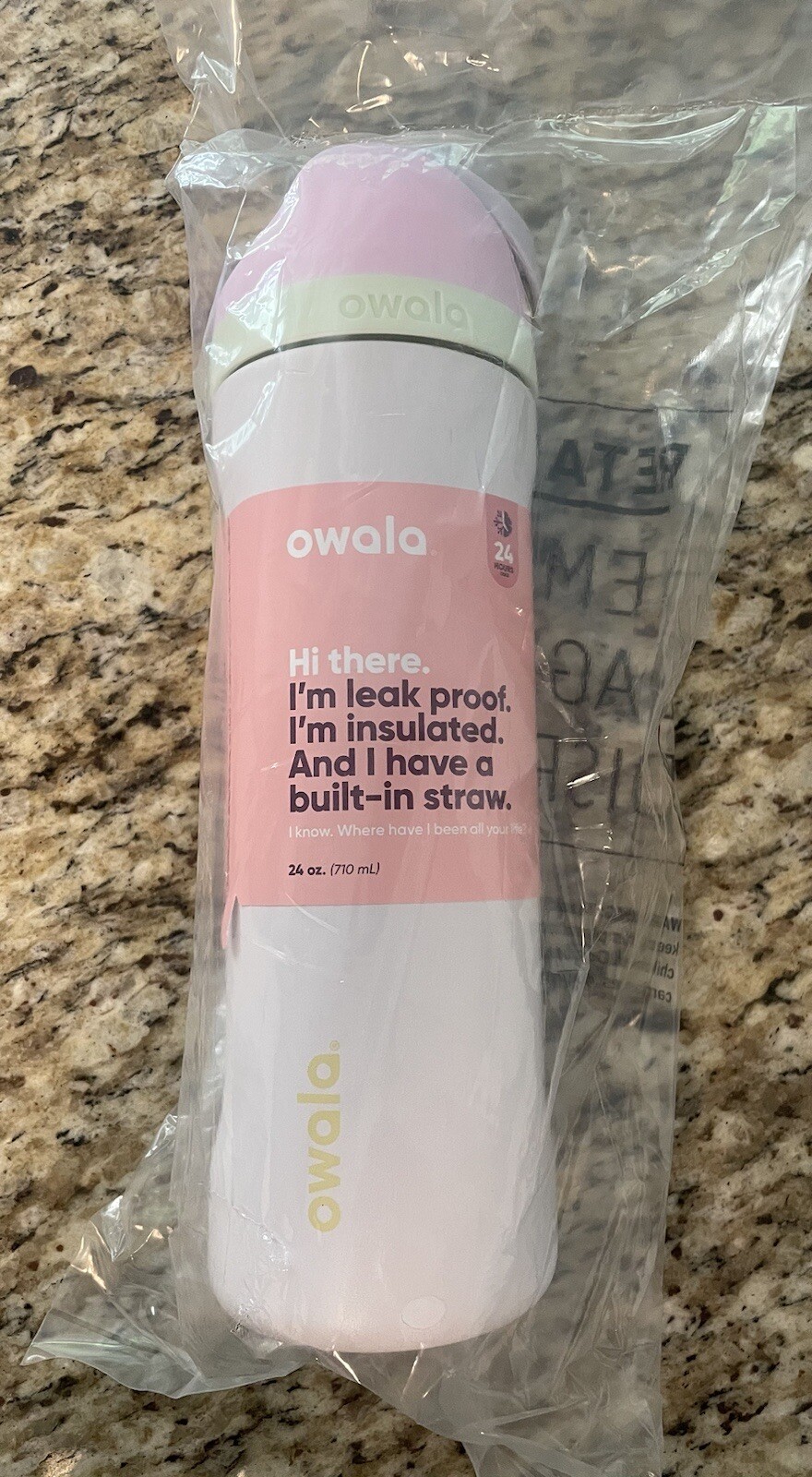 NEW Owala Candy Coated FreeSip 24oz Stainless Steel Water Bottle -Lead ...