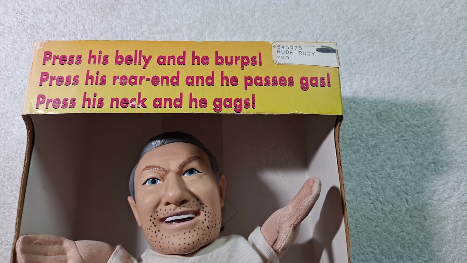 Rudy Giuliani Rude Rudy Doll RARE In Box 1998 One World Toys | eBay