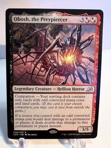 MTG Obosh, the Preypiercer Ikoria: Lair of Behemoths 228/274 Rare ...