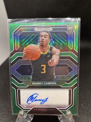 2021-22 Prizm Draft Picks Basketball Green RC Auto Manny Camper | eBay
