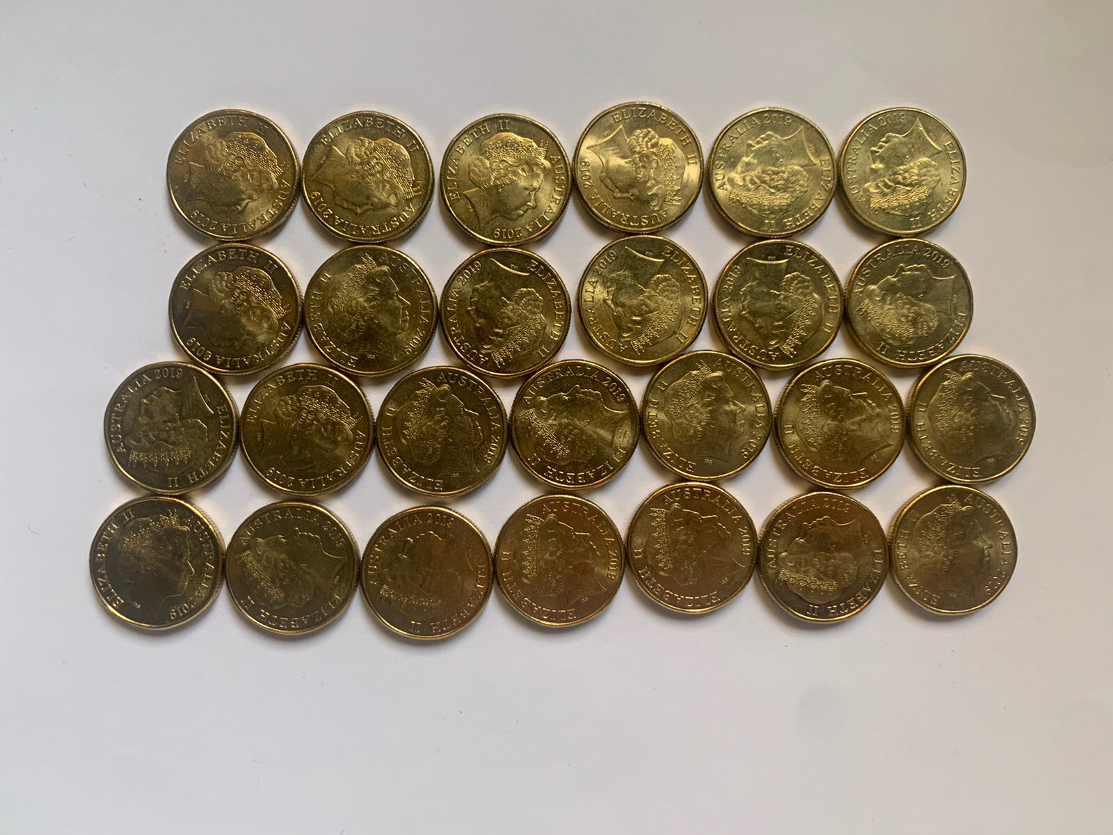 2019 Great Aussie Coin Hunt $1 Alphabet Coins Complete Set of 26 Coins ...