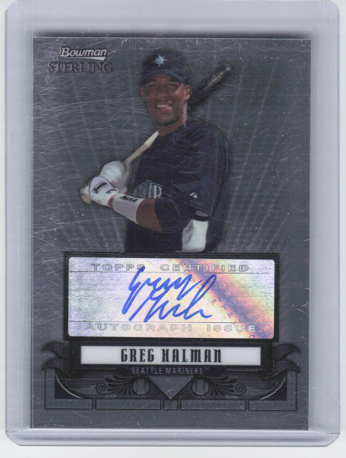 2008 Bowman Sterling Greg Halman BSP-GH Base Prospect Auto Mariners | eBay