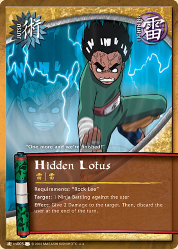 Hidden Lotus - J-US005 - Rare - 1st Edition - Wavy Foil Eternal Rivalry ...