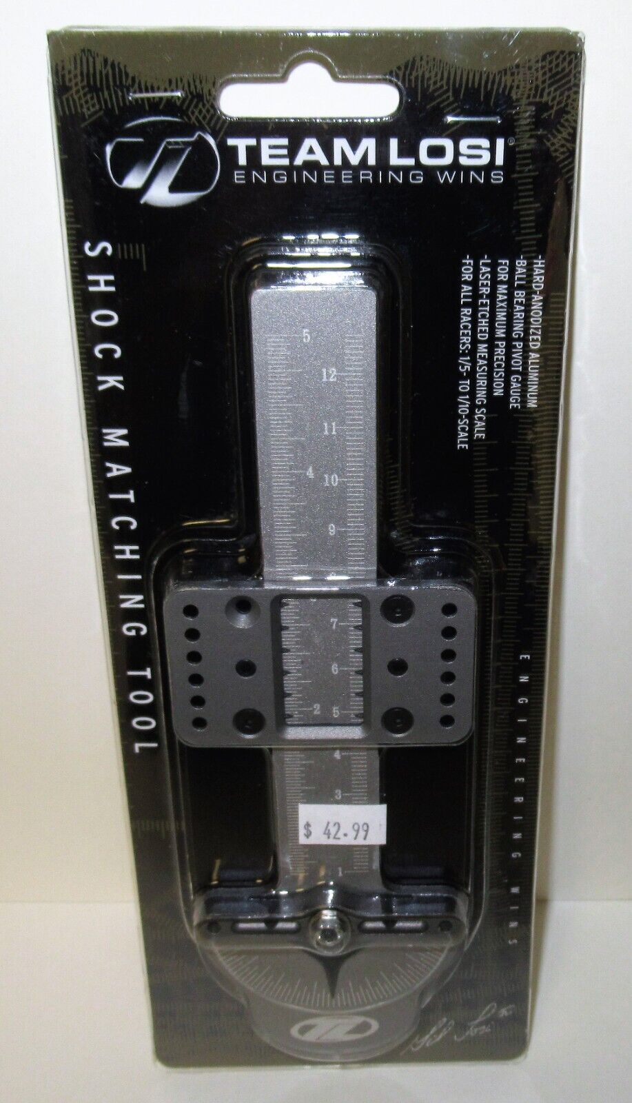 LOSI Shock Matching Tool (Anodized Aluminum, 1/10-1/5 Scale Shocks # ...