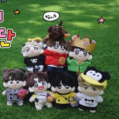 10cm KPOP Bangtan Boys JK Suga Jimin Rm Jin V Jhope Plush Doll Stuffed ...