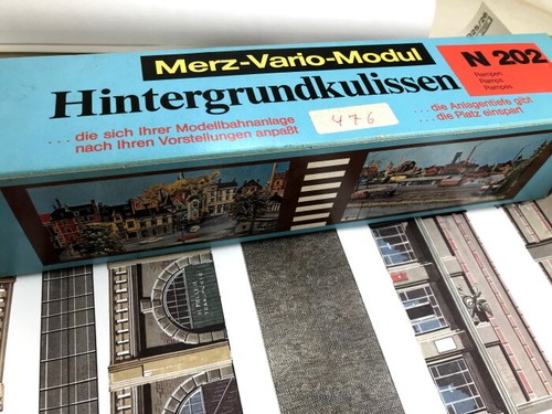 MZZ 202 Hintergrundkulissen, unbenutzt, komplett in OVP, H0 | eBay