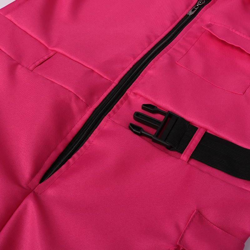 Pink Guard Costume Jumpsuit with Gloves and Mask | eBay