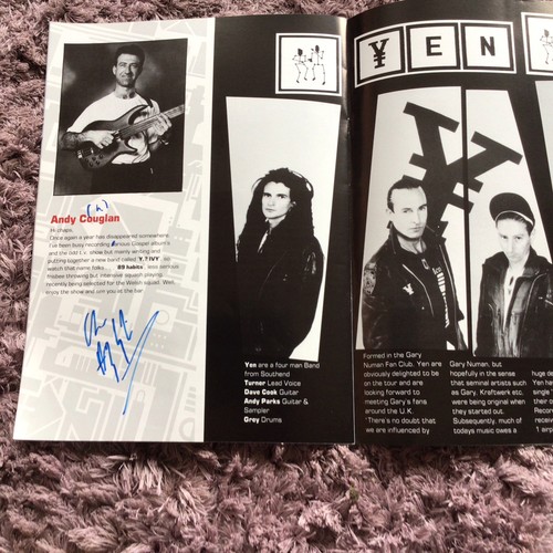 Gary Numan Concert Programme 1989 signed By Gary Numan And the Band ...