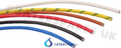 HIGH TEMPERATURE 2.5mm FIBREGLASS WIRE(10m)ROLL EQUIPMENT HEAT PROOF ...