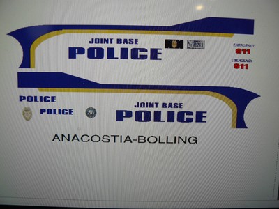 Anacostia-Bolling Joint Base ARMY/NAVY Police Vehicle Decals 1:24 | eBay