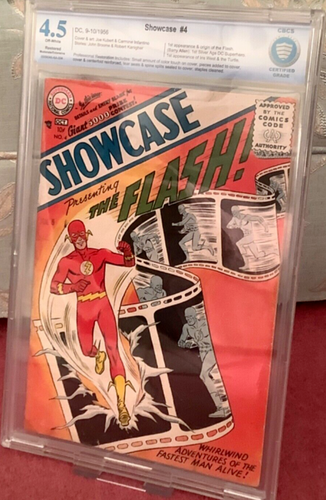 Showcase DC comics silver age#4 Bolland collection 4.5 1 st FLash cgc ...