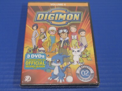SEALED: Digimon Digital Monsters Volume 6 (DVD) Kids Family Sci-Fi ...