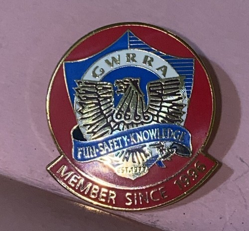 GWRRA Motorcycle Biker Pin GOLD WING ROAD RIDERS ASSOCIATION Safety ...