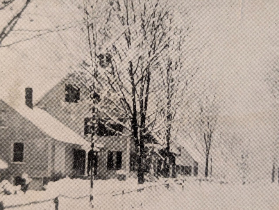 Bridgewater Vermont Main St in Winter Looking West Windsor County ...