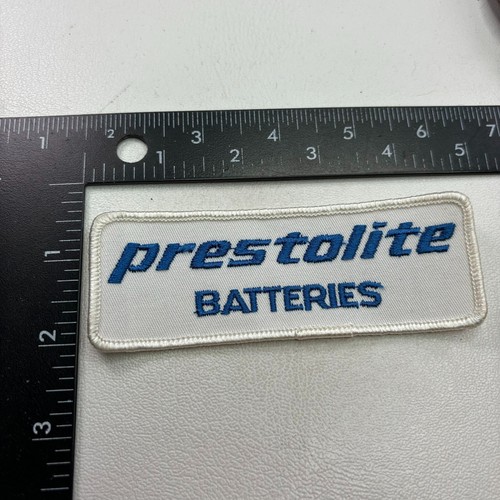 VINTAGE PRESTOLITE BATTERIES Advertising Patch 10W8 | eBay