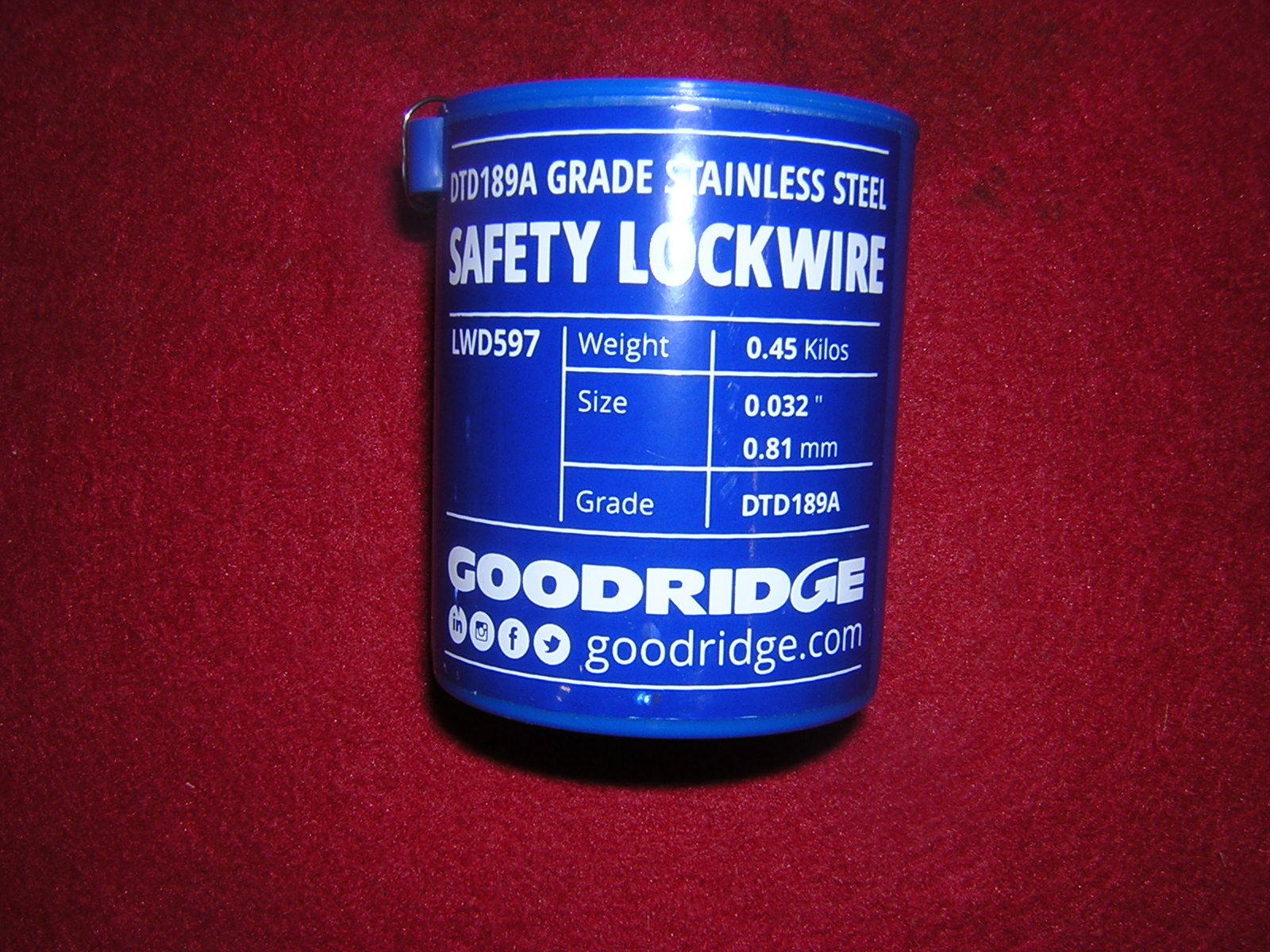 Goodridge Lock Wire 0.8mm. Tub Stainless Steel New | eBay UK