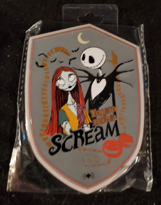 NIGHTMARE BEFORE CHRISTMAS Sally & Jack "Scream" Disney 3.5"x5" Magnet ...