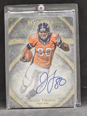 2014 Topps Five Star Autograph #FSA-JT Julius Thomas Denver Broncos | eBay