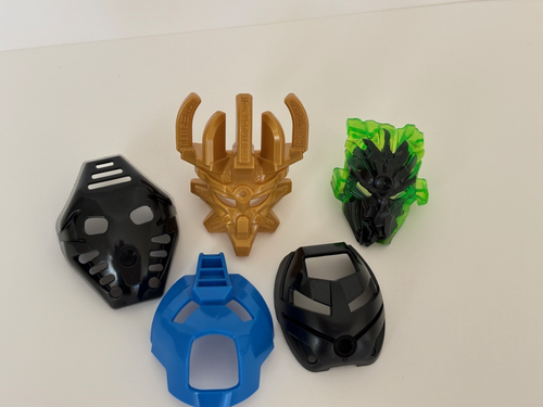 LEGO Bionicle Mask Lot of 5 MASKS As Shown Ruru Gold Creation Umarak ...