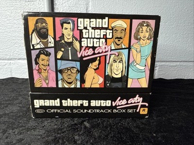 Grand Theft Auto Vice City Official Soundtrack Box Set Music CDs | eBay