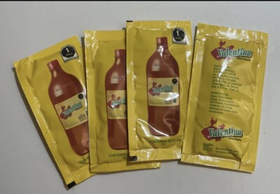 Valentina Mexican Hot Sauce Picante Salsa individual 10g packets 10 Ct ...