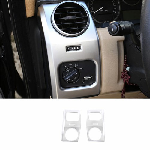 Silver Left And Right Air Outlet Vent Trim For Land Rover Discovery 3 ...