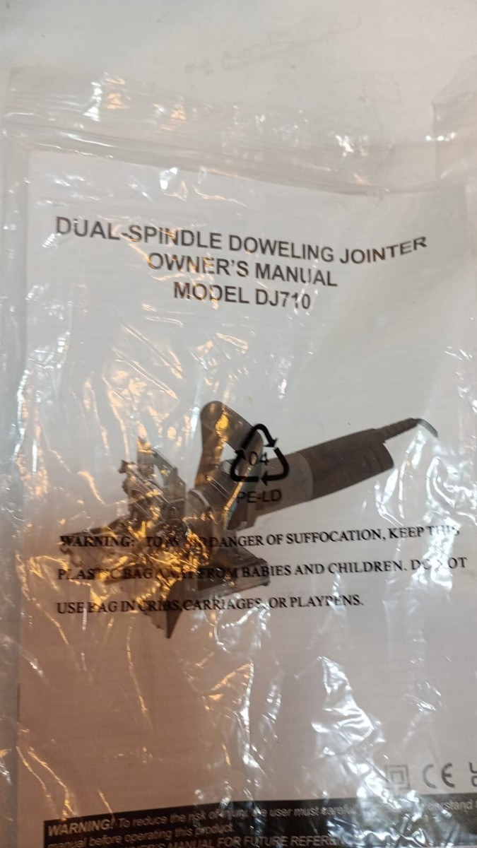 Domino Joiner Tool Steel Force DJ184 Dual Spindle Dowel Jointer,Wood ...