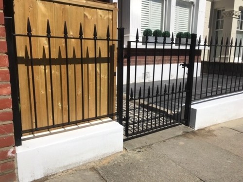 Low Wall Steel railings, Metal fencing, Made to order | eBay UK