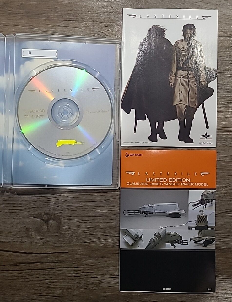 Lot of 2 Last Exile: Vol. 1 First Move & Vol. 3 Discovered Attack (2 ...