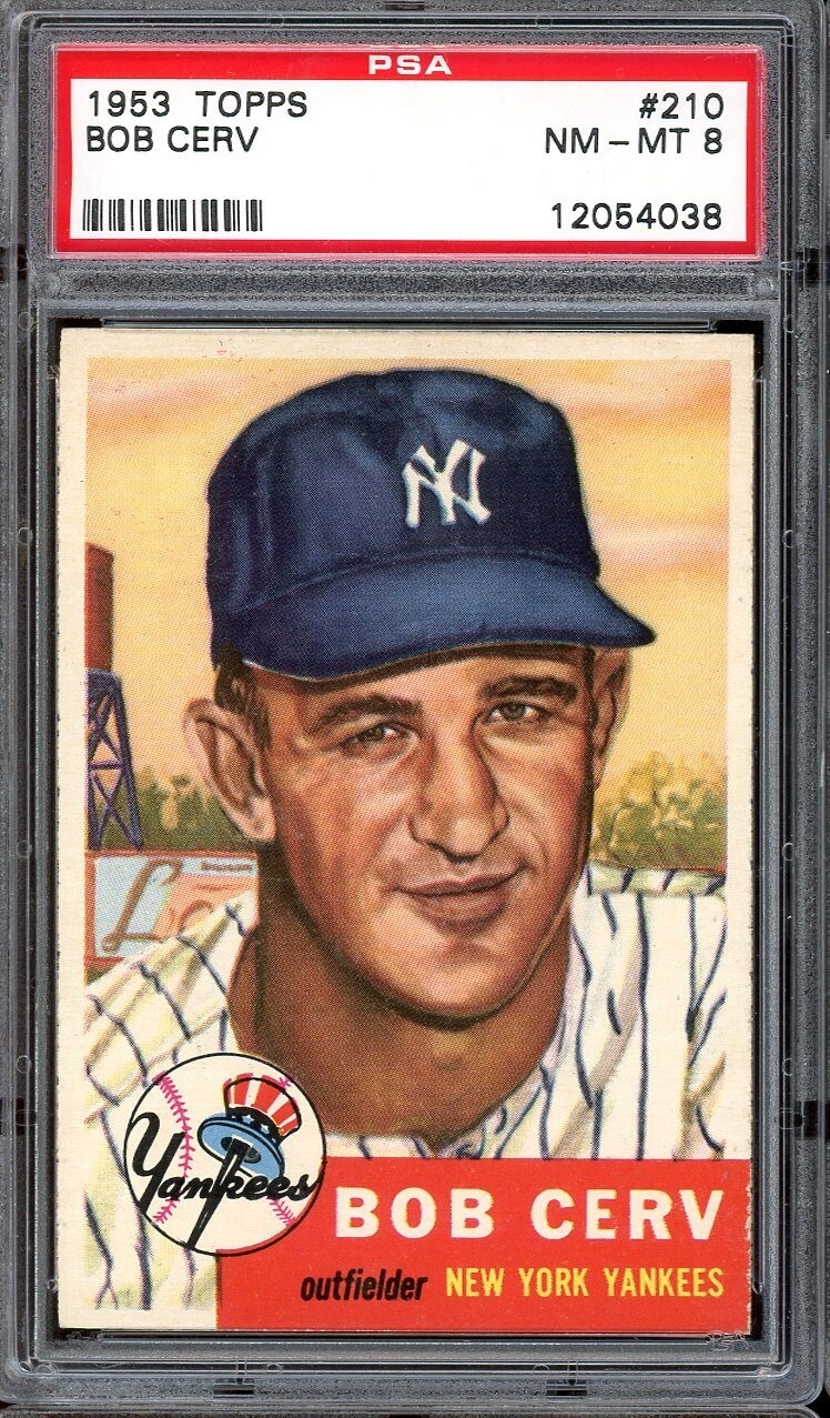 1953 Topps Baseball #210 Bob Cerv PSA 8 | eBay