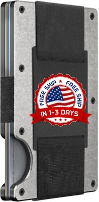 Cartera De Metal Con Clip Para Billetes, Cartera Para Hombre, Paño Seco ...