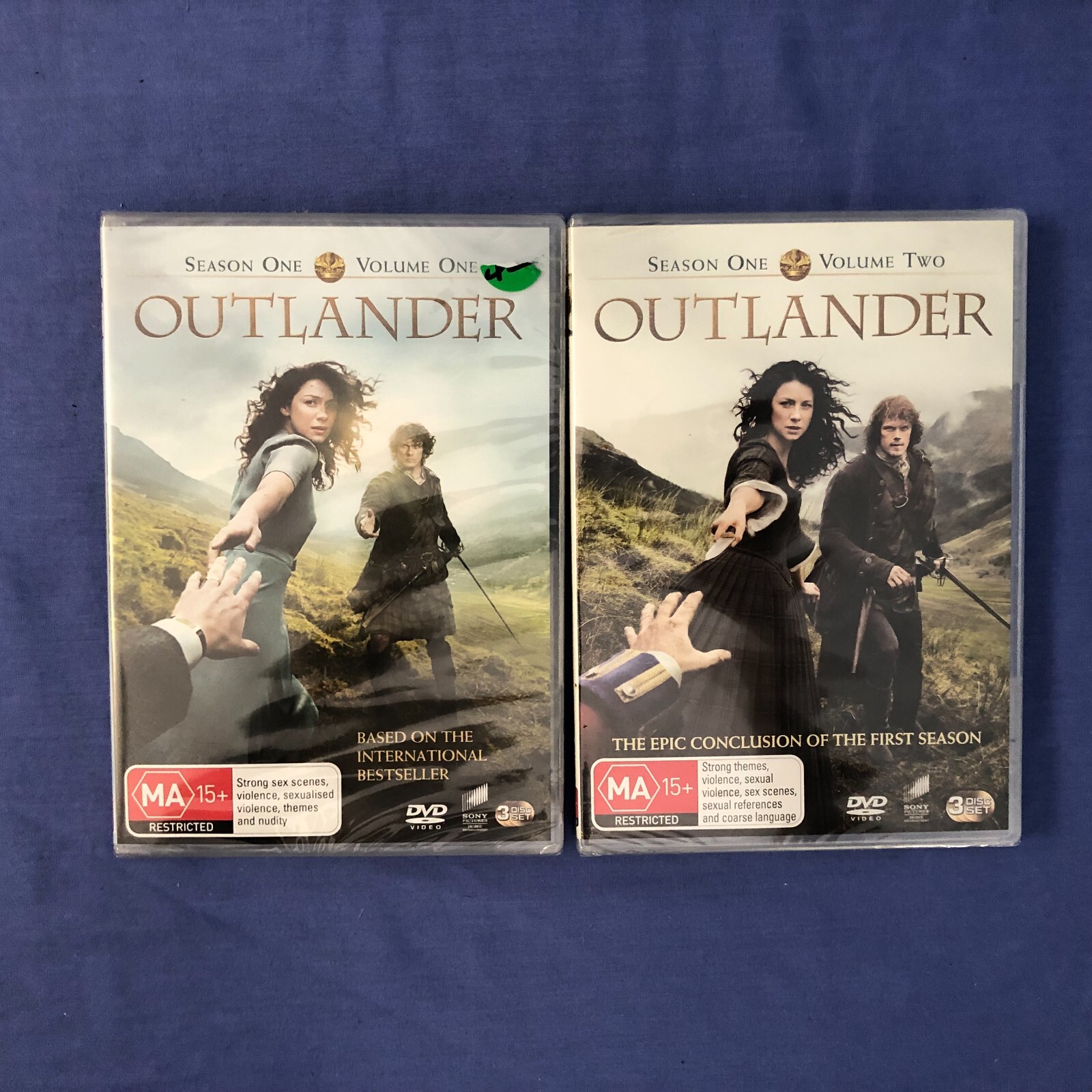 Outlander DVD 2014 6 Discs Seasons 1 Volume 1 & 2 R2,4,5 Bundle New ...