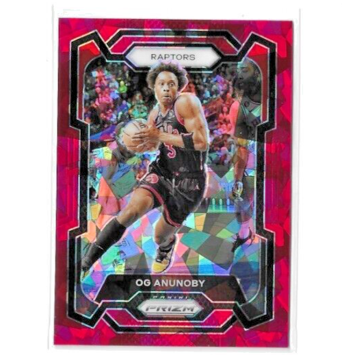 Og Anunoby 2023-24 Panini Prizm Red Ice Prizm Refractor #91 | eBay